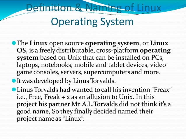 linuxoperatingsystemppt-181008162908.pptx | Computing | Technology ...