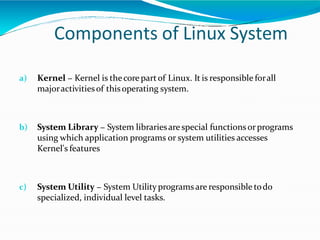 linuxoperatingsystemppt-181008162908.pptx | Computing | Technology ...
