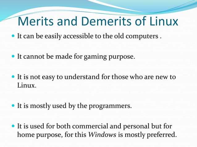 Linux Operating System Ppt Pptx Operating Systems Computer