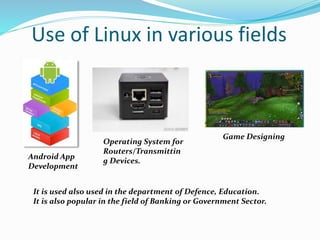 Linux operating system ppt | PPTX