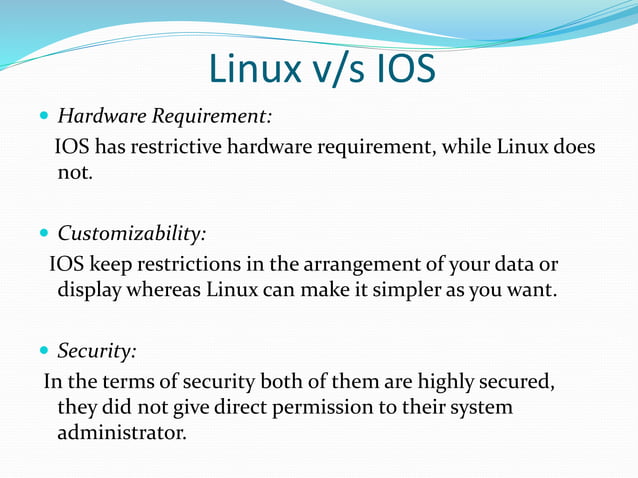 Linux operating system ppt