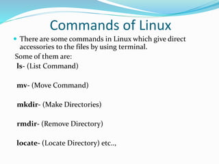 Linux operating system ppt | PPT