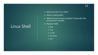 Linux Operating System Fundamentals | PPT