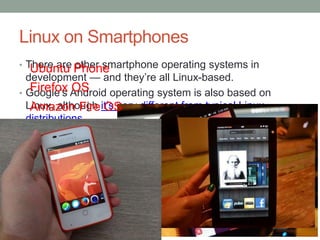 Linux operating systems and Bootable Pendrive | PPT