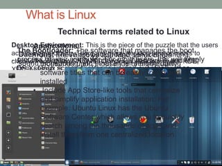 Linux operating systems and Bootable Pendrive | PPT