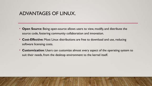 LINUX OPERATING SYSTEM SG.pptx advjhdhdj | PPT
