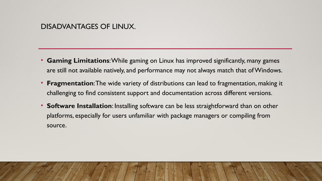 LINUX OPERATING SYSTEM SG.pptx advjhdhdj | PPT