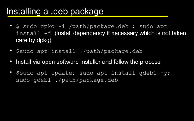Linux basic for CADD biologist | PPT