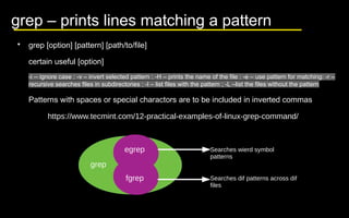Linux basic for CADD biologist | PPT