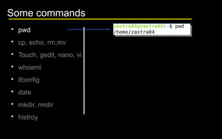 Linux basic for CADD biologist | PPT