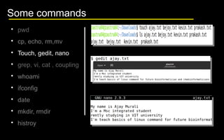 Linux basic for CADD biologist | PPT