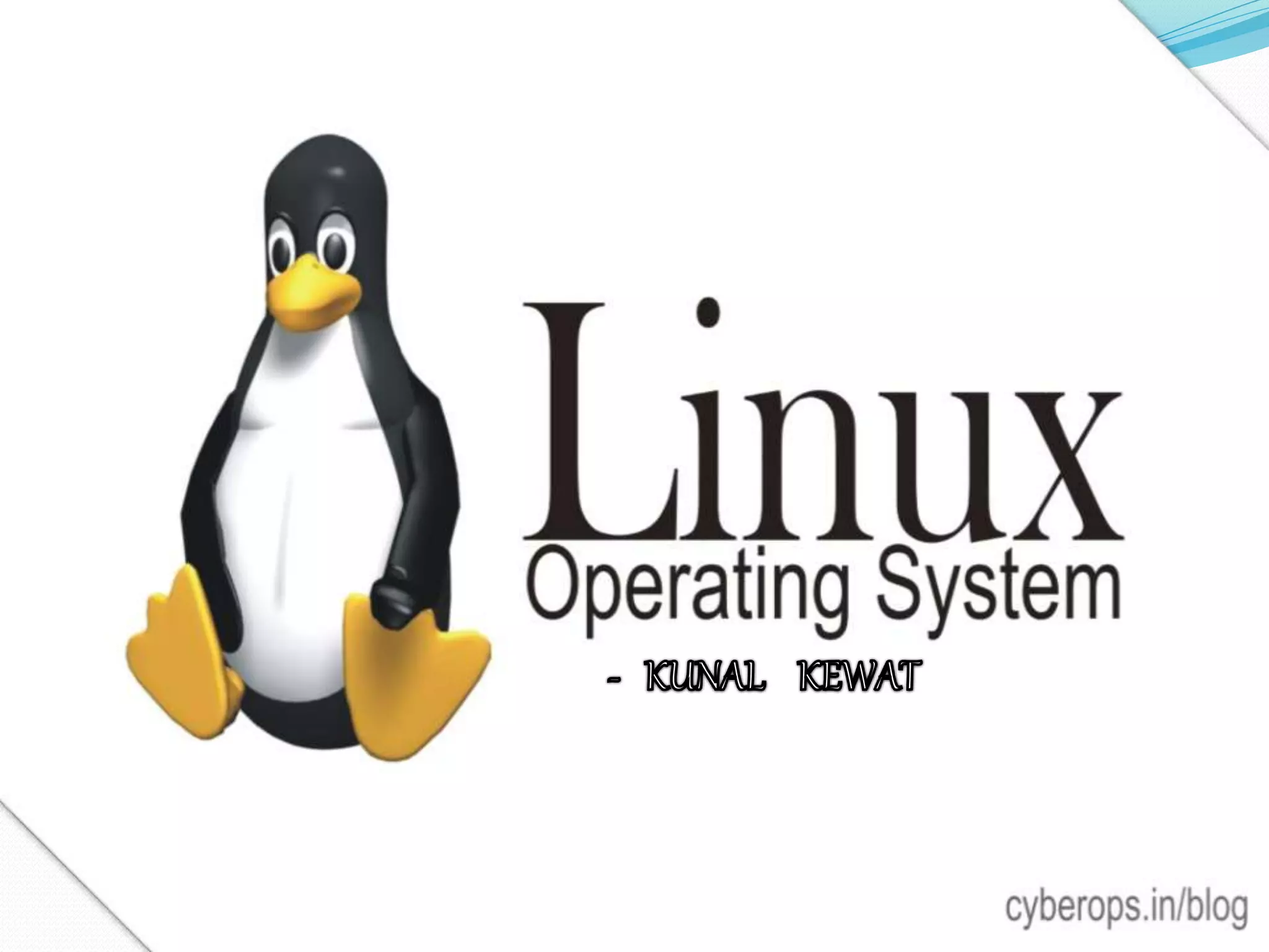 Linux Operating System | PPTX