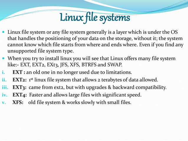 Linux Operating System | PPTX