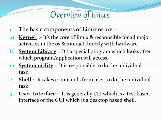 Linux Operating System | PPTX