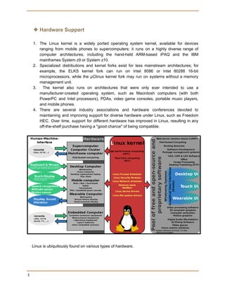 Linux OS presentation | PDF