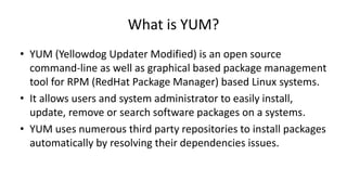 Linux packege manager | PDF