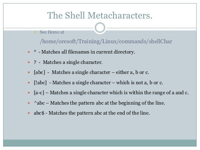Linux Command Suumary