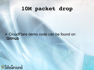 DoS and DDoS mitigations with eBPF, XDP and DPDK | PDF