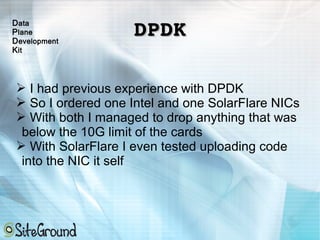 DoS and DDoS mitigations with eBPF, XDP and DPDK | PDF