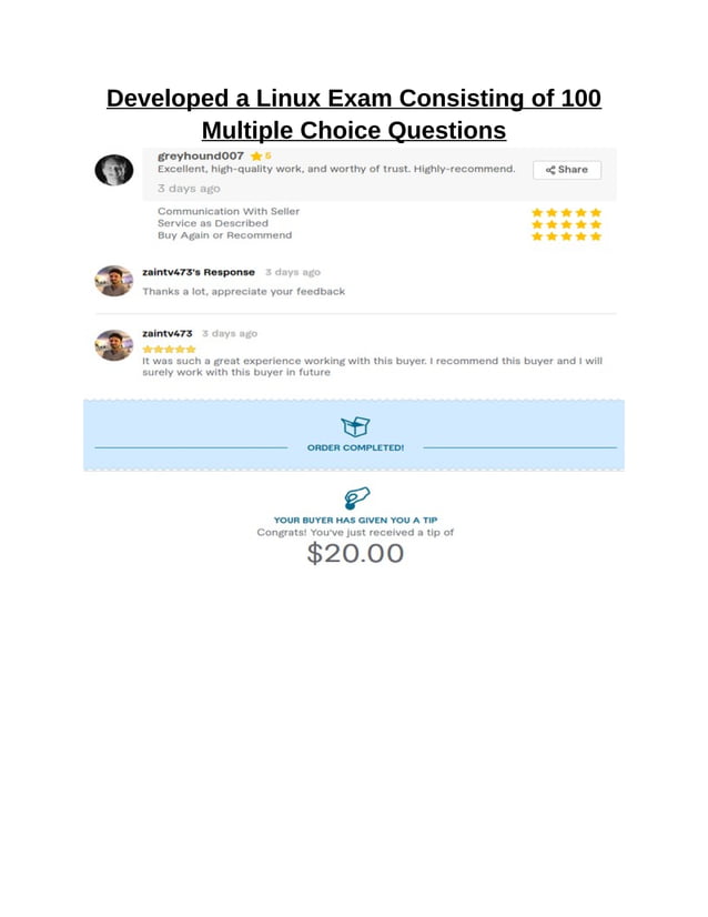 Linux portfolio | PDF