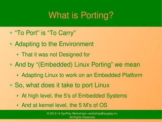 Linux Porting | PPT