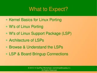 Linux Porting | PPT
