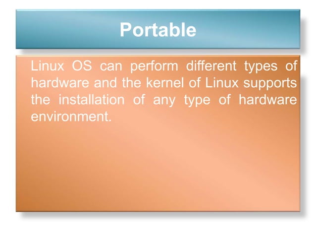 LINUX ppt.linux operating system and digram | PPT
