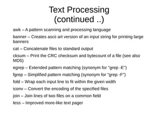 Information about linux operating system | PPT