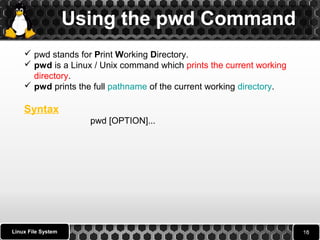 Linux file system nevigation | PPT