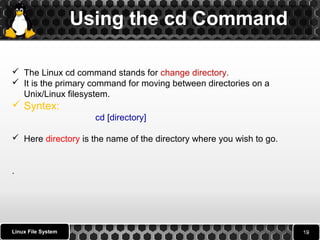 Linux file system nevigation | PPT