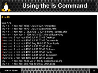 Linux file system nevigation | PPT