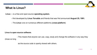 introduction to Linux | PPTX