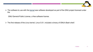 introduction to Linux | PPTX