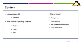 introduction to Linux | PPTX
