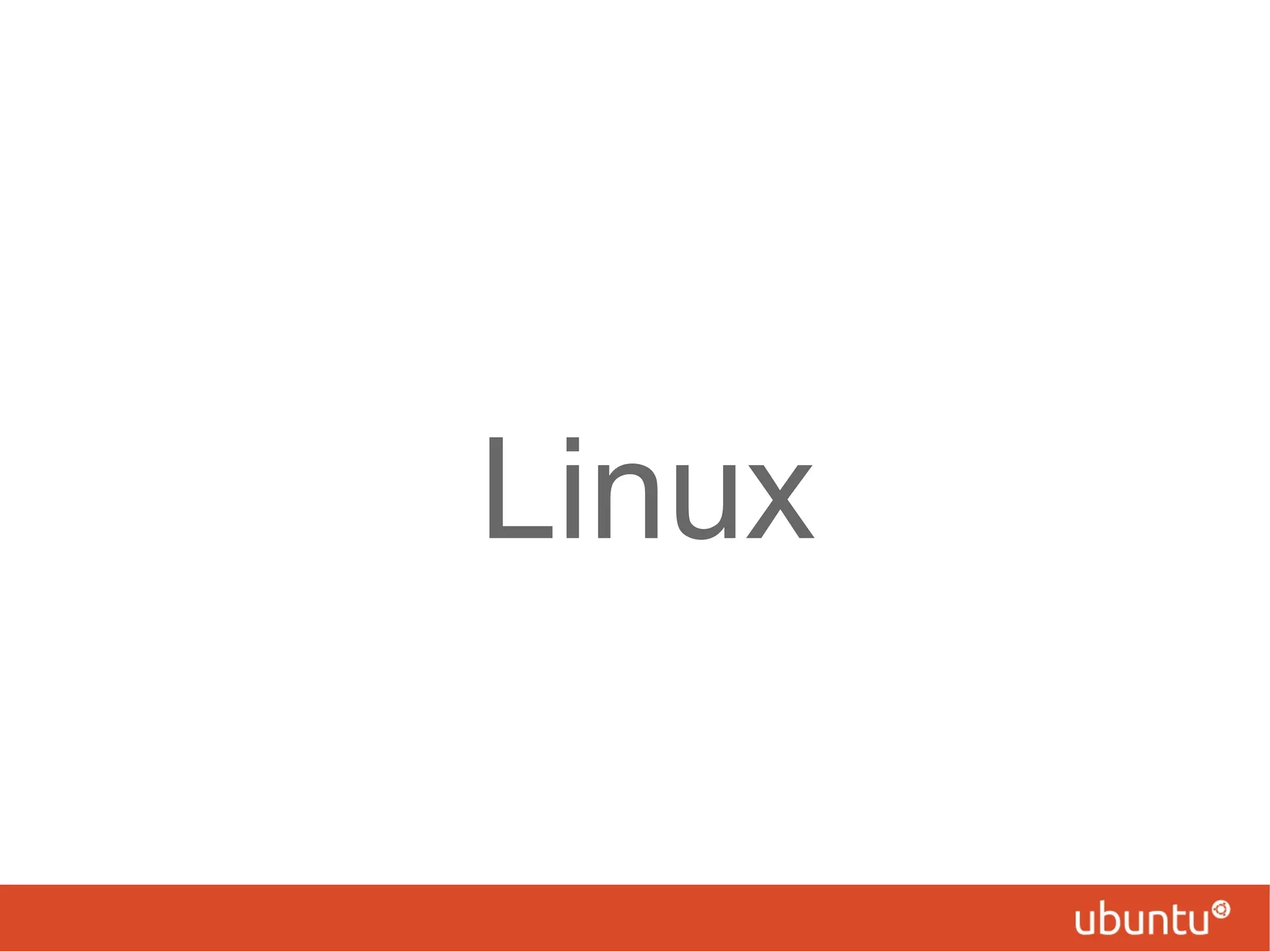 Linux presentation | ODP