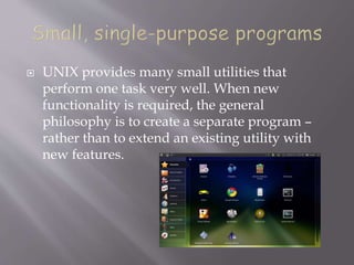 Linux principles and philosophy | PPTX