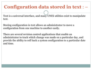 Linux principles and philosophy | PPTX