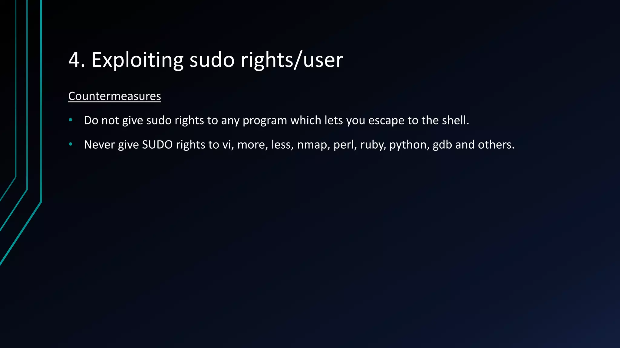 Linux privilege escalation 101 | PPTX