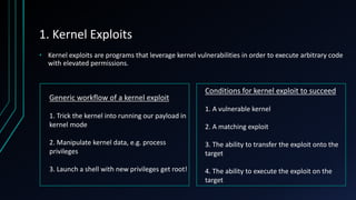 Linux privilege escalation 101 | PPTX