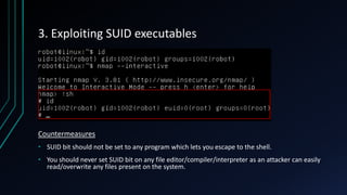 Linux privilege escalation 101 | PPTX