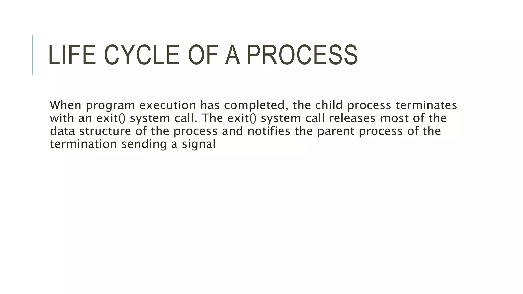 Linux process management | PPTX