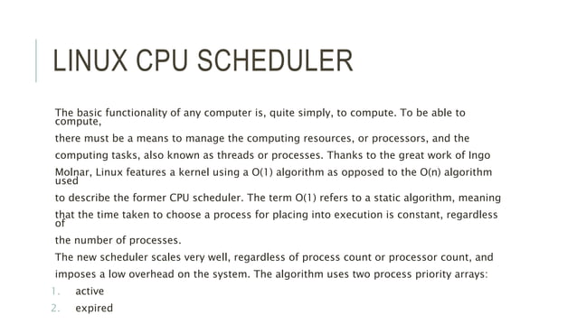Linux process management | PPTX | Operating Systems | Computer Software ...