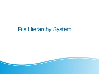 Linux course fhs file hierarchy standard | PPT