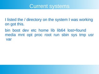 Linux course fhs file hierarchy standard | PPT