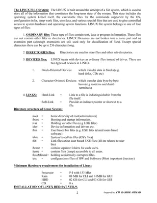 Linux redhat final | PDF