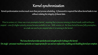Linux scheduling and input and output | PPTX | Operating Systems | Computer Software and ...