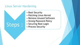 Linux security | PPTX