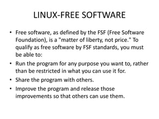 Introduction to Linux basic | PPTX