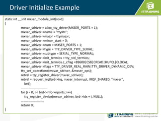 Linux Serial Driver | PPTX