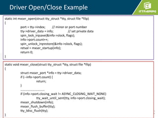 Linux Serial Driver | PPTX